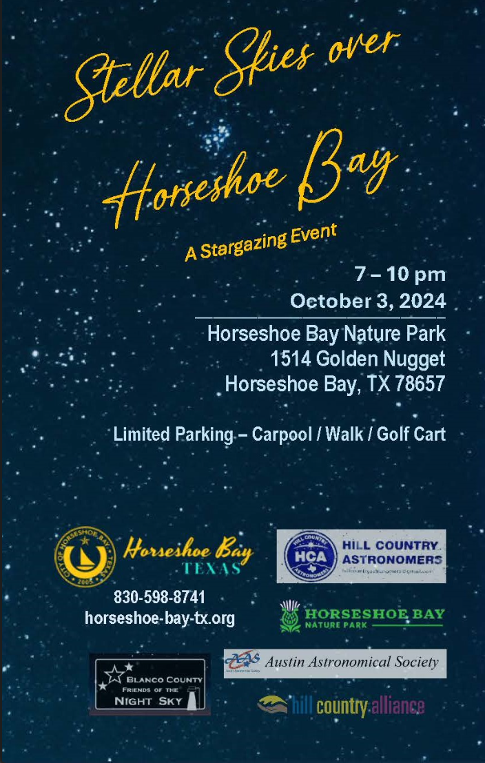 Horseshoe Bay – Stellar Skies over Horseshoe Bay:A Stargazing Event ...