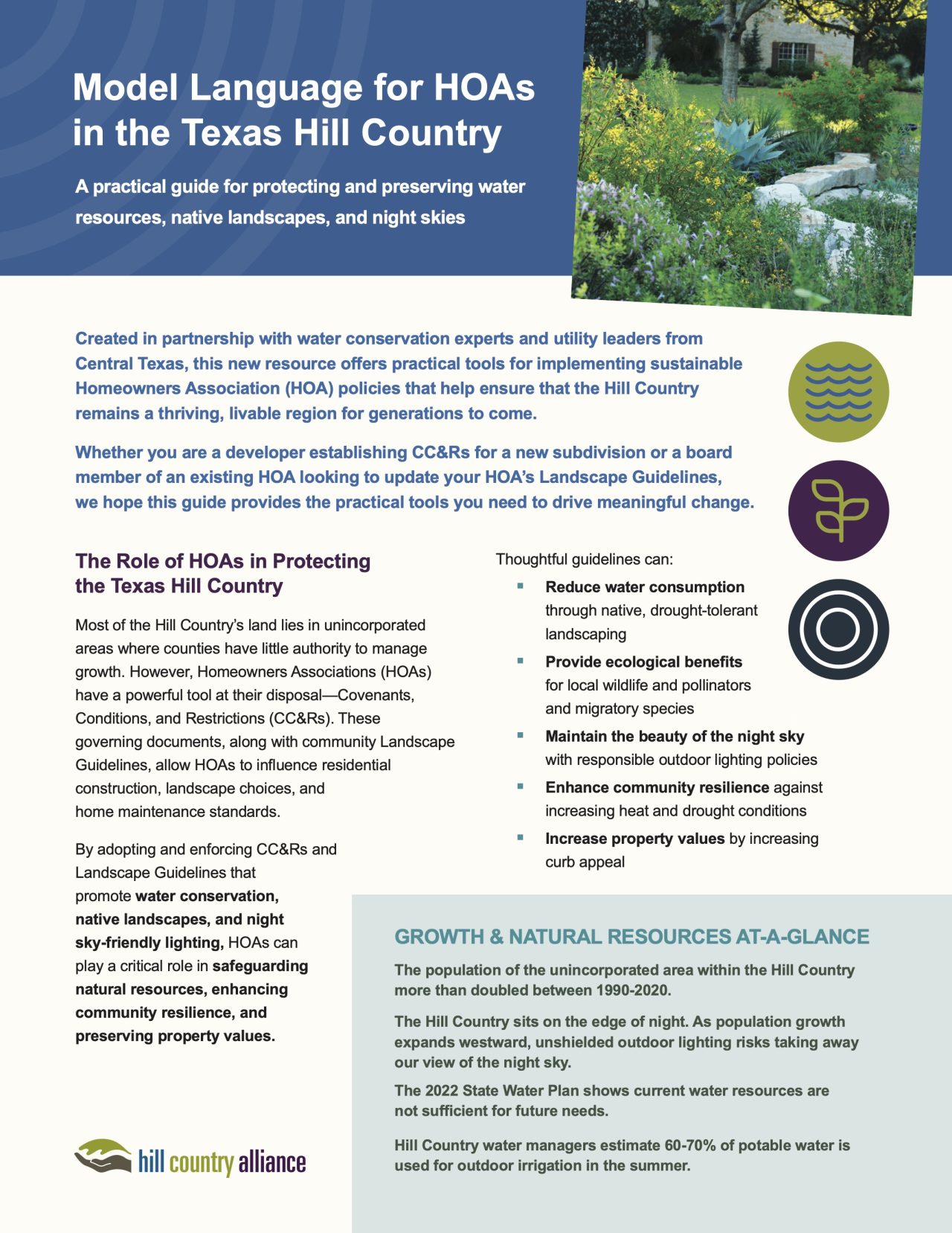 Model HOA Language | Hill Country Alliance