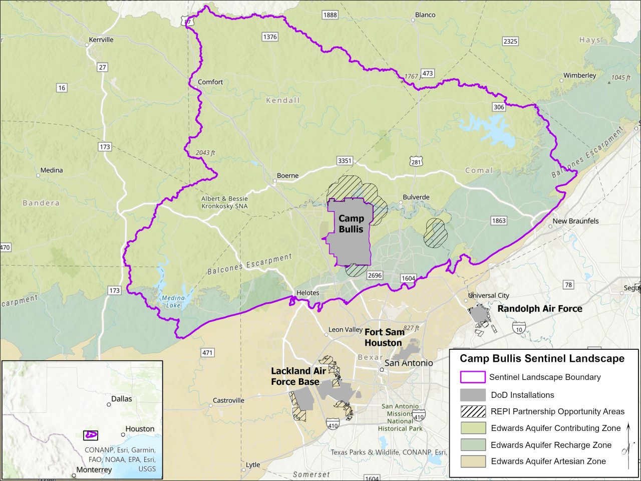Camp Bullis Sentinel Landscape Partnership | Hill Country Alliance