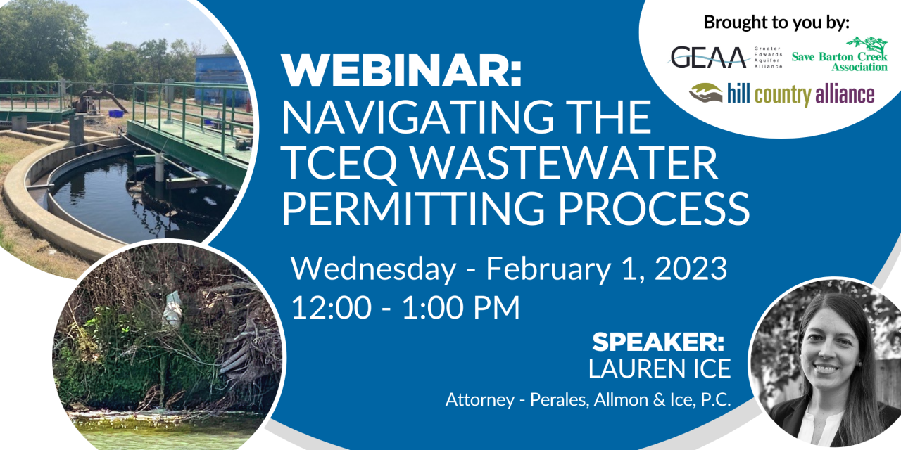Online – Webinar: Navigating the TCEQ Wastewater Permitting Process ...